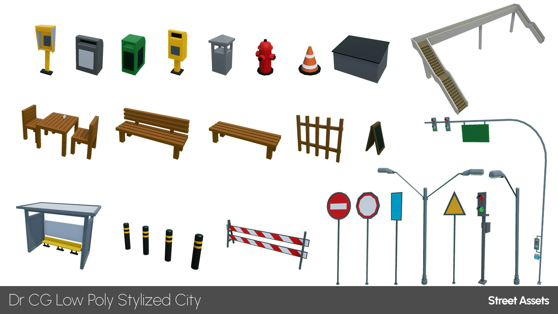 ArtStation - City Asset Pack for Unity Game Engine (Toon, Stylized ...