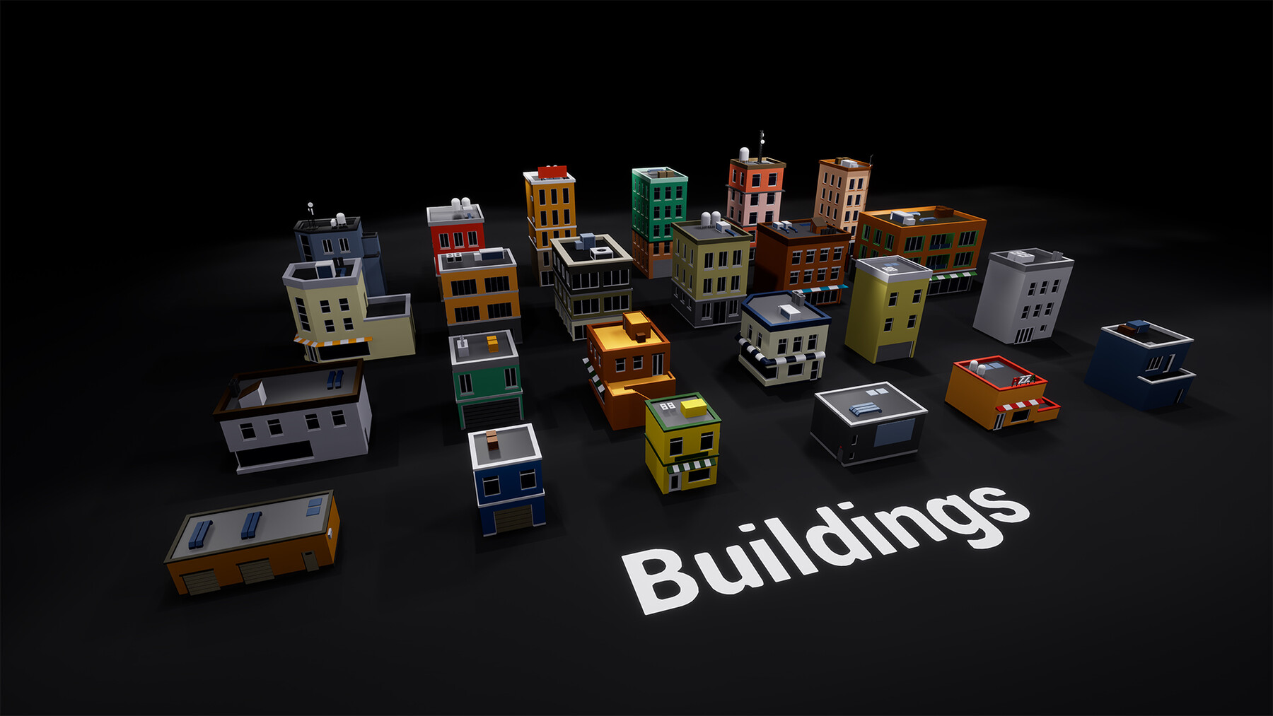 ArtStation - City Asset Pack for Unity Game Engine (Toon, Stylized ...
