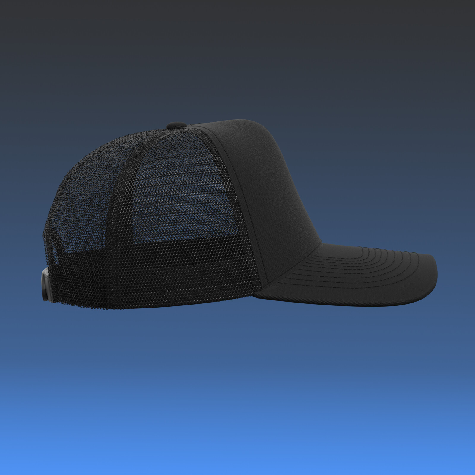 ArtStation - Baseball Cap Trucker (MD/ Clo3d zprj project + fbx +obj ...