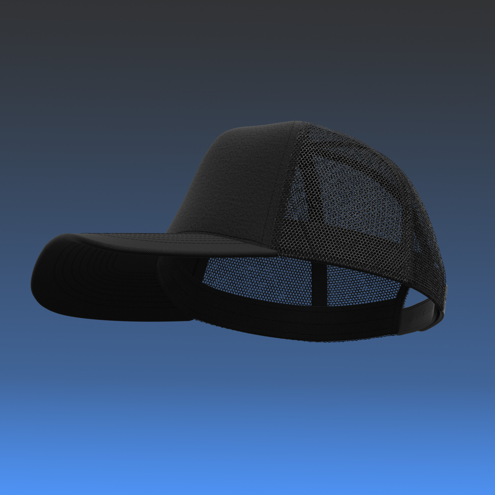ArtStation - Baseball Cap Trucker (MD/ Clo3d zprj project + fbx +obj ...