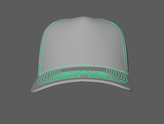 ArtStation - Baseball Cap Trucker (MD/ Clo3d zprj project + fbx +obj ...