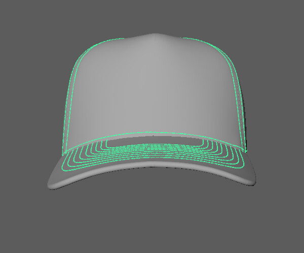 ArtStation - Baseball Cap Trucker (MD/ Clo3d zprj project + fbx +obj ...