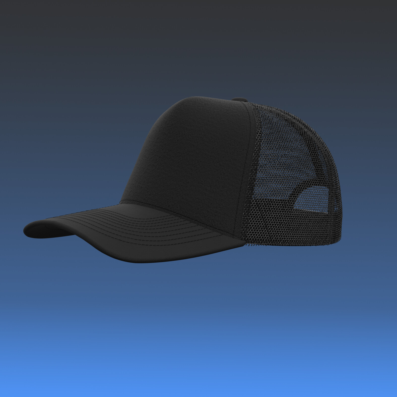ArtStation - Baseball Cap Trucker (MD/ Clo3d zprj project + fbx +obj ...