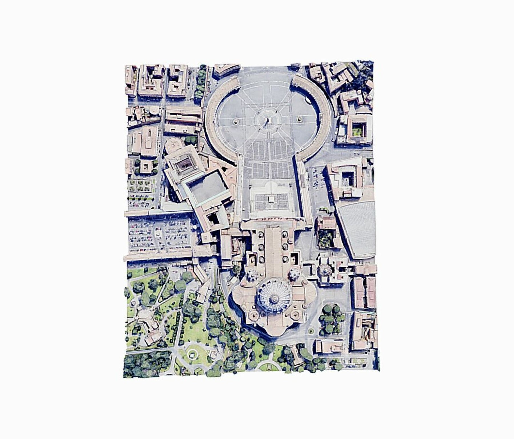 ArtStation - St Peters Square-San Pietro- Vatican | Resources