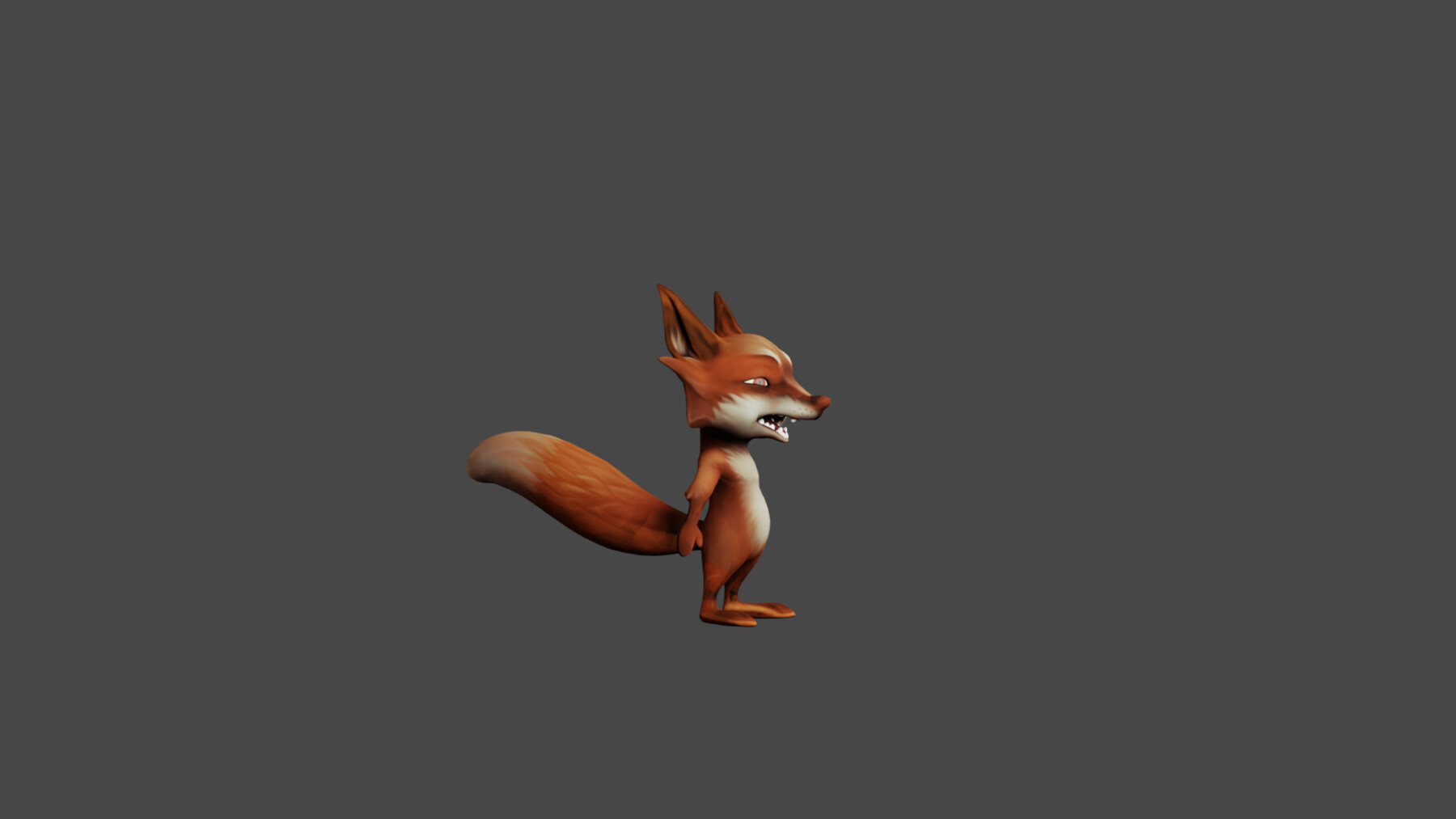 ArtStation - Rigged Fat Fox | Game Assets