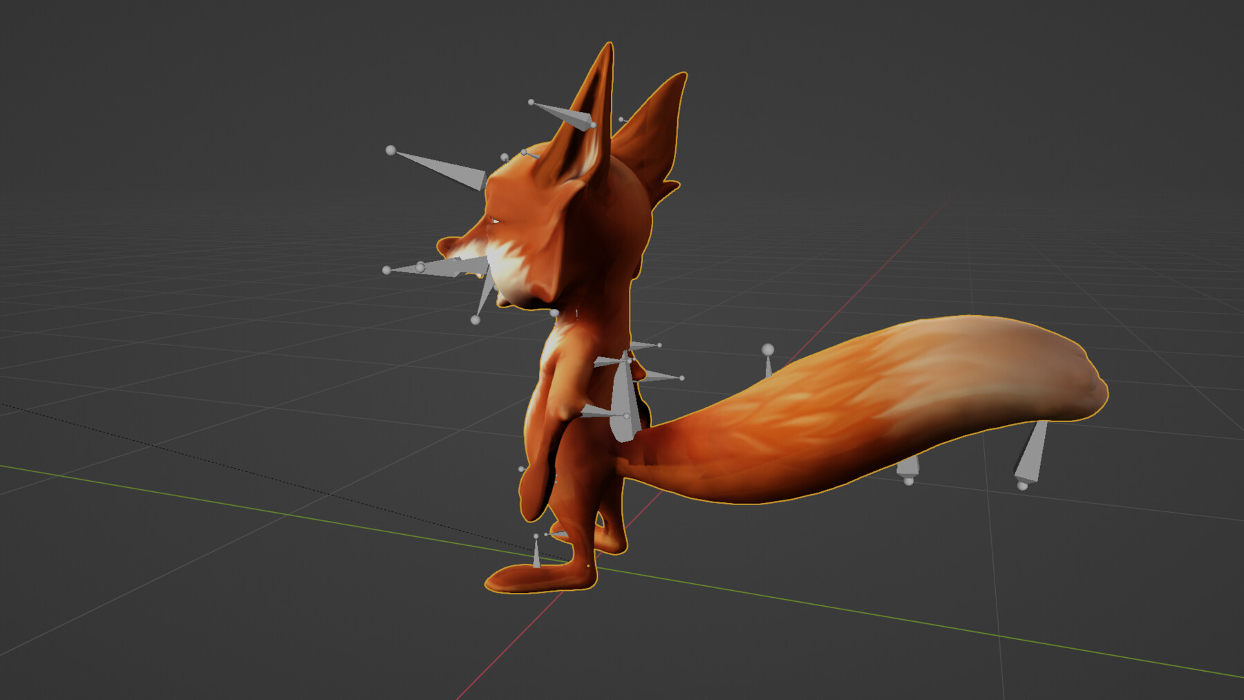 ArtStation - Rigged Fat Fox | Game Assets