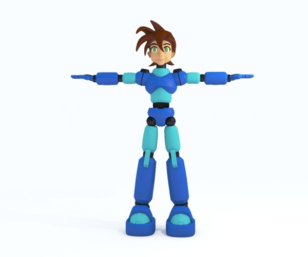 ArtStation - Mega Man Pose 1 | Resources