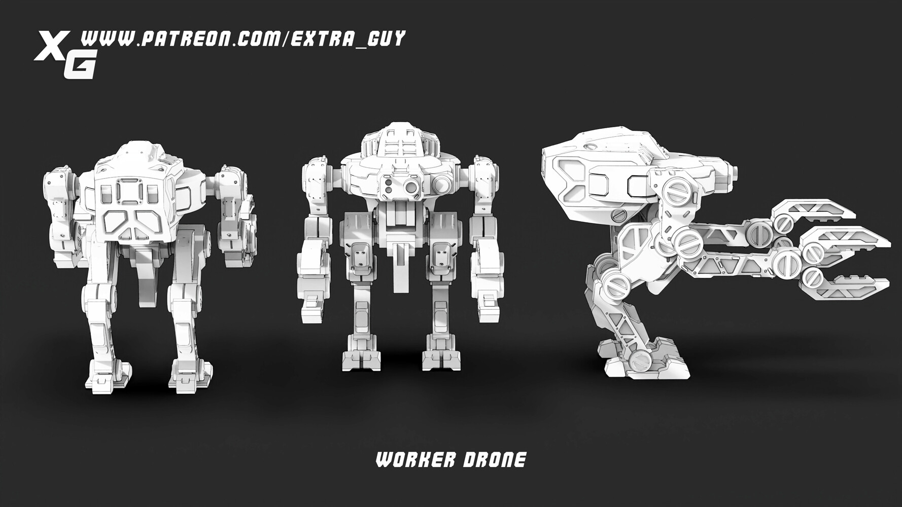 ArtStation - Extra_Guy Mech Bundle 3D Printable | Resources