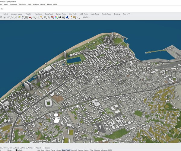 ArtStation - Batumi - 3D city model | Resources