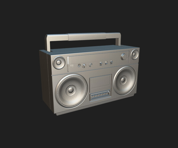 ArtStation - 3D Model Boombox - Game Ready | Game Assets