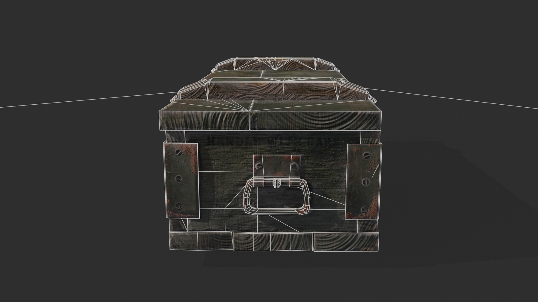 ArtStation - Military Wooden Box | Game Assets