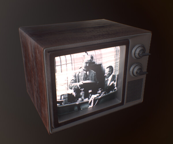 ArtStation - Retro TV | Game Assets