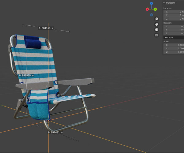 ArtStation - Beach Chair | Game Assets