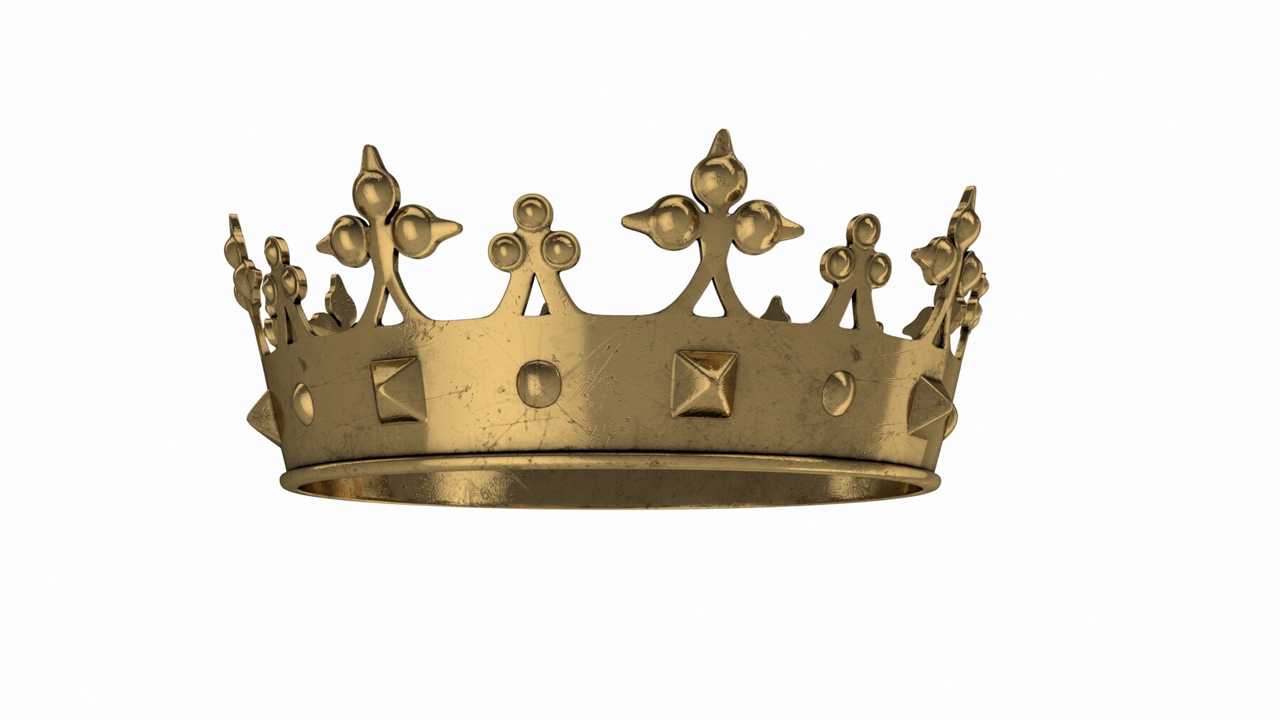 ArtStation - Golden Scratched Crown | Resources