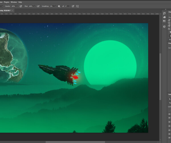 ArtStation - New Horizon (Image + .PSD) | Artworks