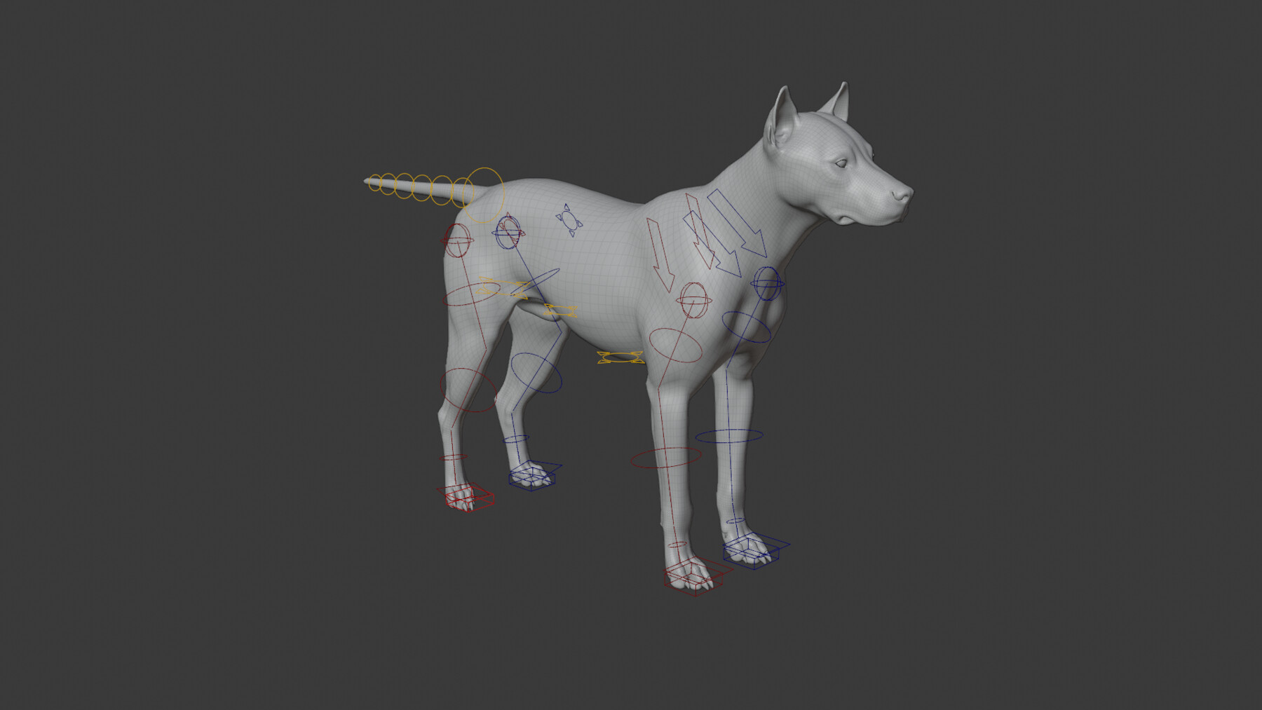 ArtStation - Four-Eyed Dog Animated | VFX Grace | Game Assets