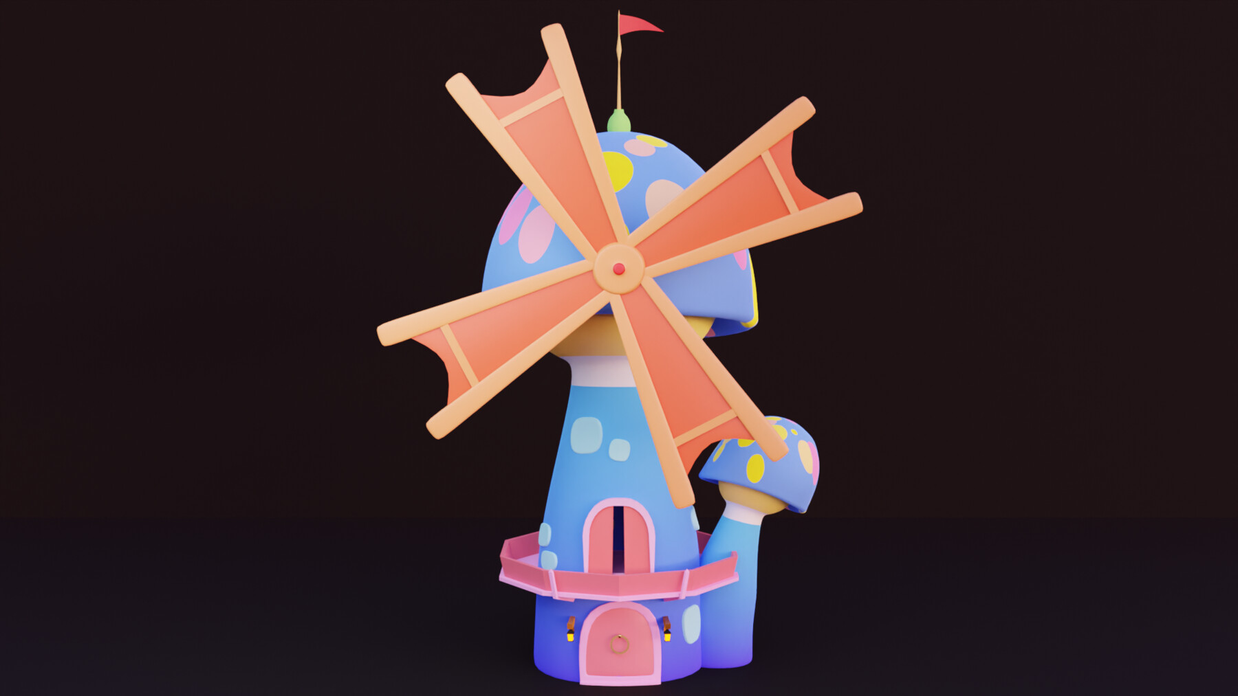 ArtStation - Cartoon Windmill | Game Assets