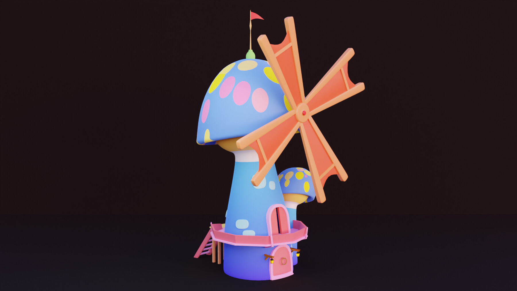 ArtStation - Cartoon Windmill | Game Assets