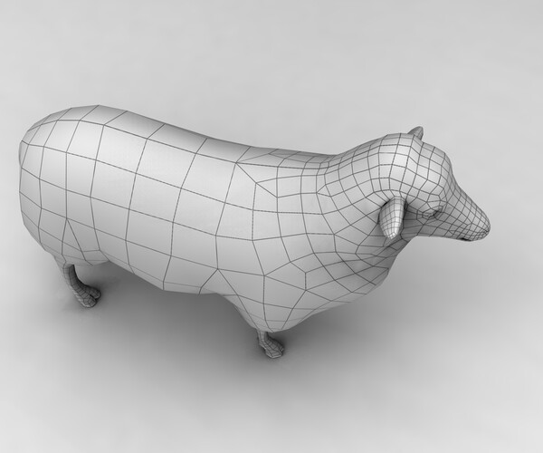 ArtStation - Fur Sheep Rigged in Blender | Game Assets