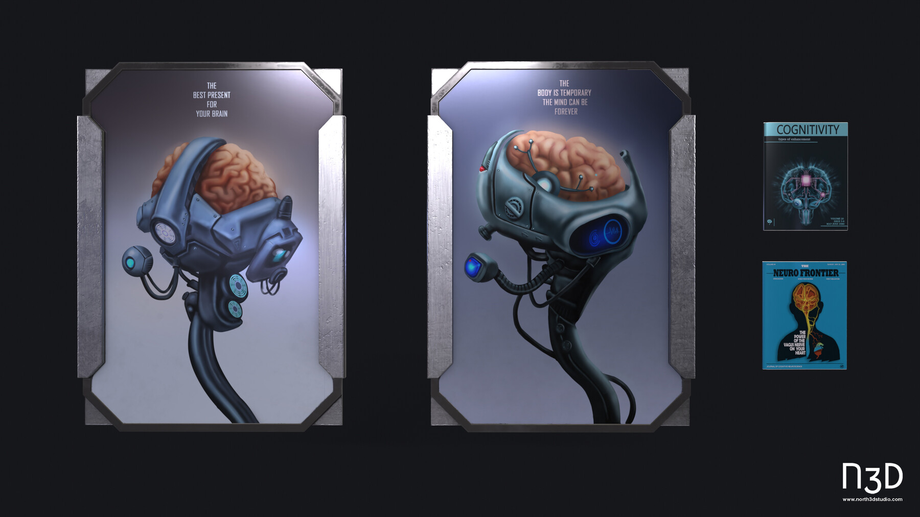 ArtStation - Sci-fi Posters and Magazines | Game Assets