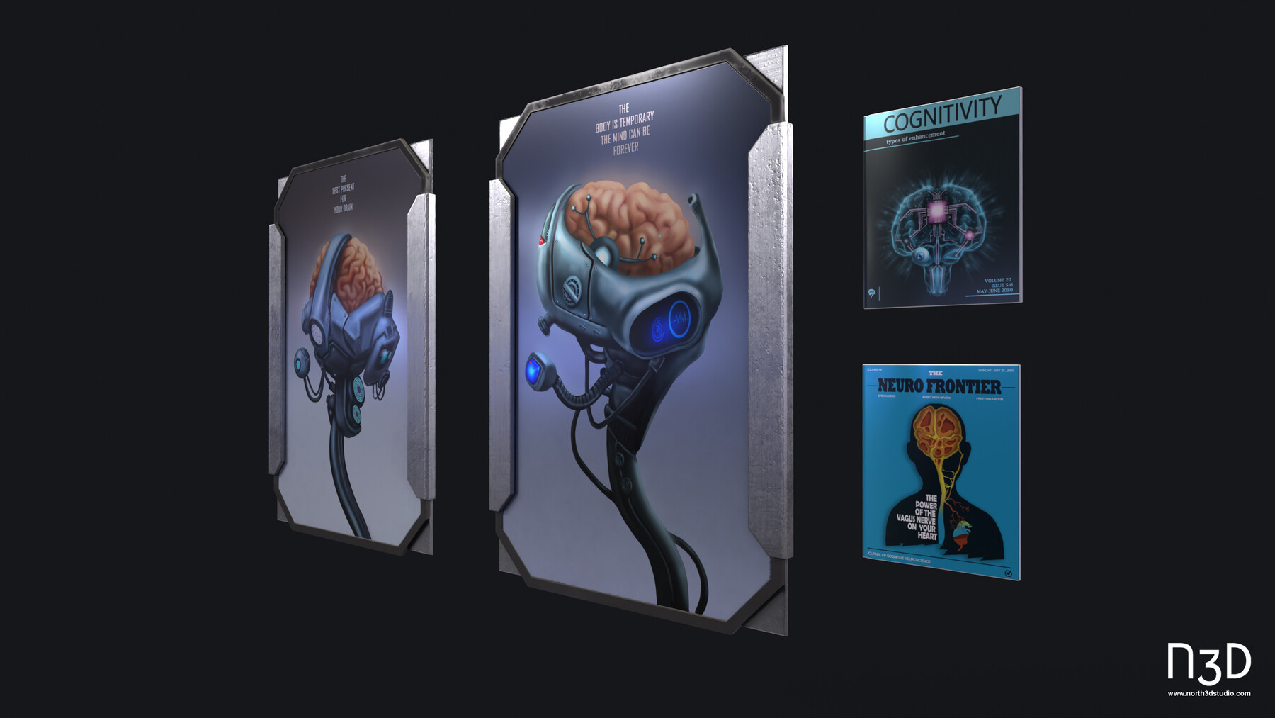 ArtStation - Sci-fi Posters and Magazines | Game Assets