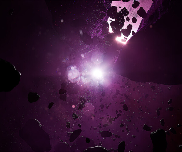 ArtStation - Planet Destruction Space Scene in Unreal Engine 5 | Game ...