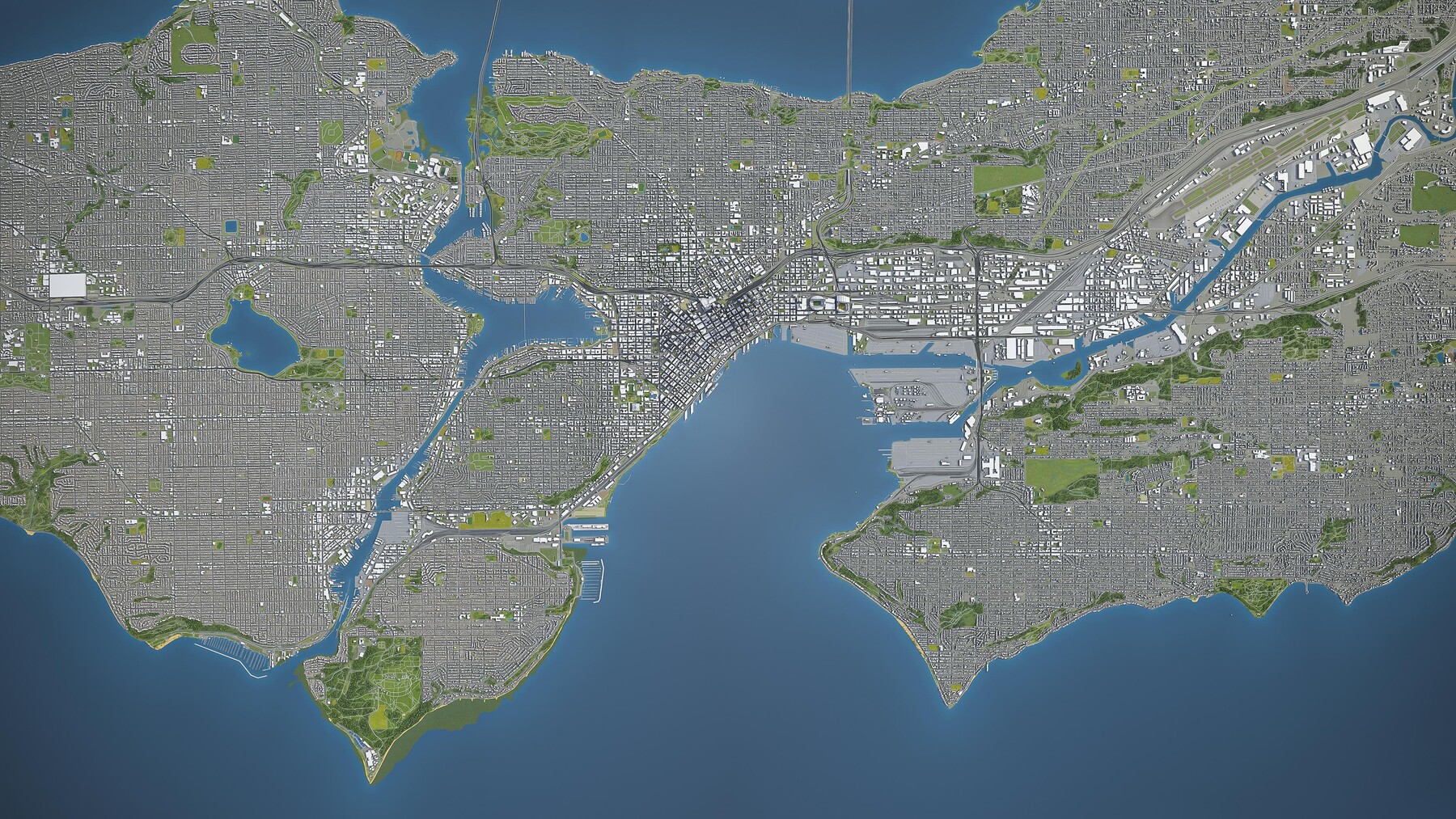ArtStation - Seattle - 3D city model | Resources
