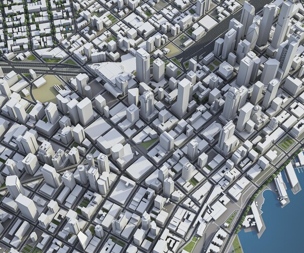 ArtStation - Seattle - 3D city model | Resources