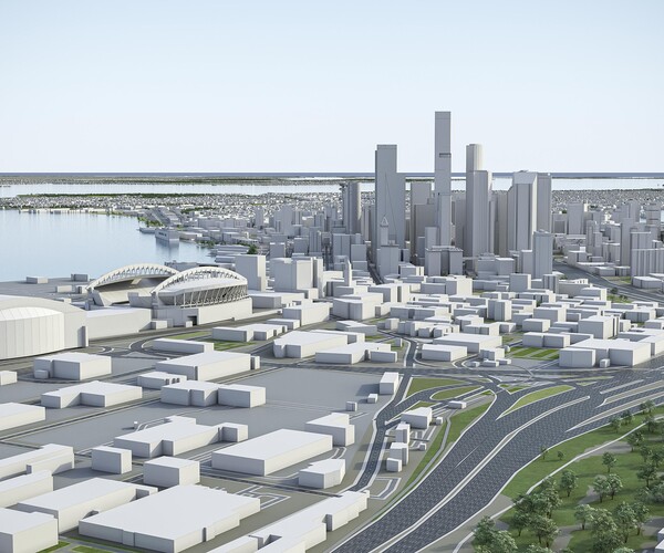 ArtStation - Seattle - 3D city model | Resources