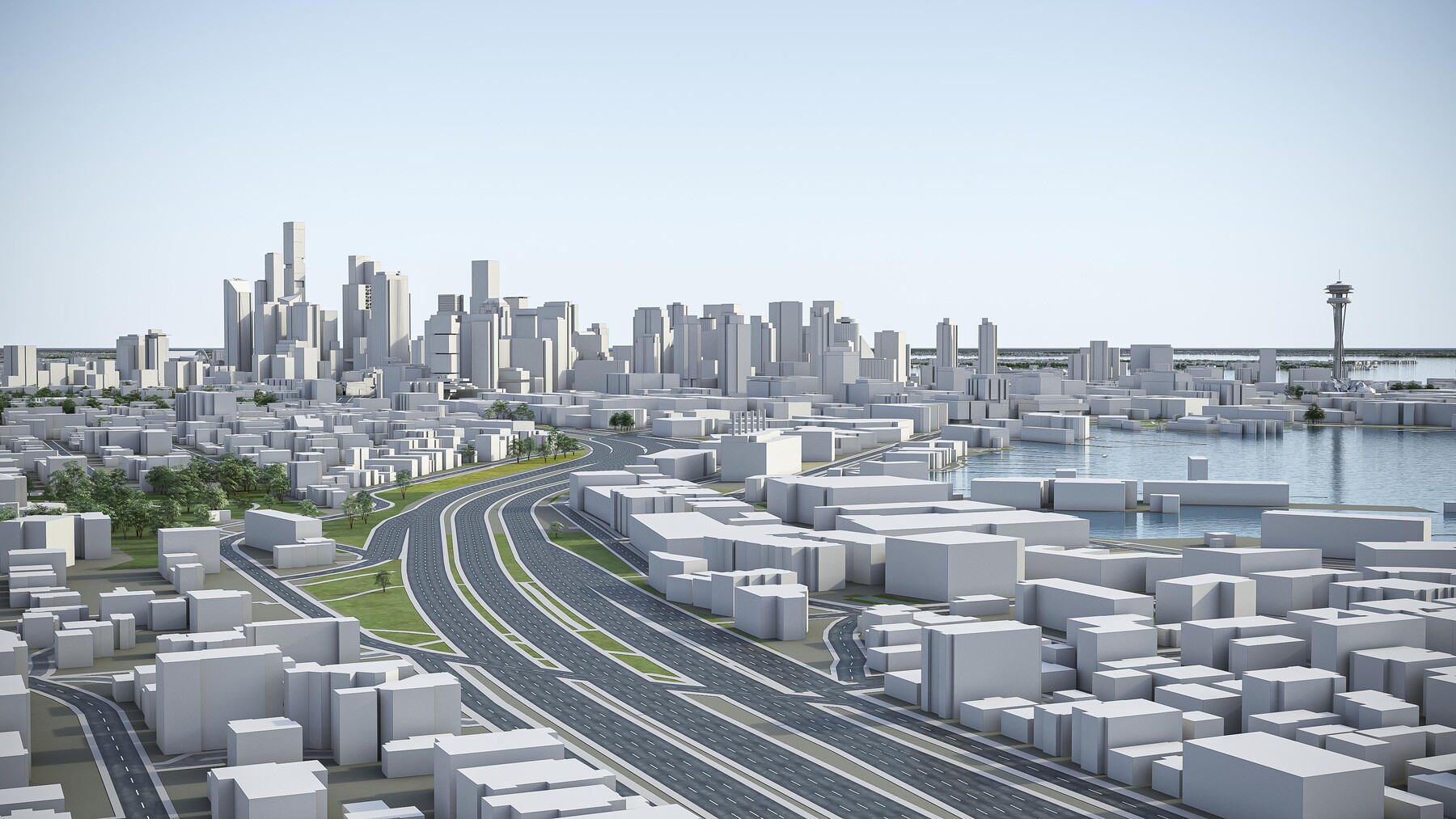 ArtStation - Seattle - 3D city model | Resources