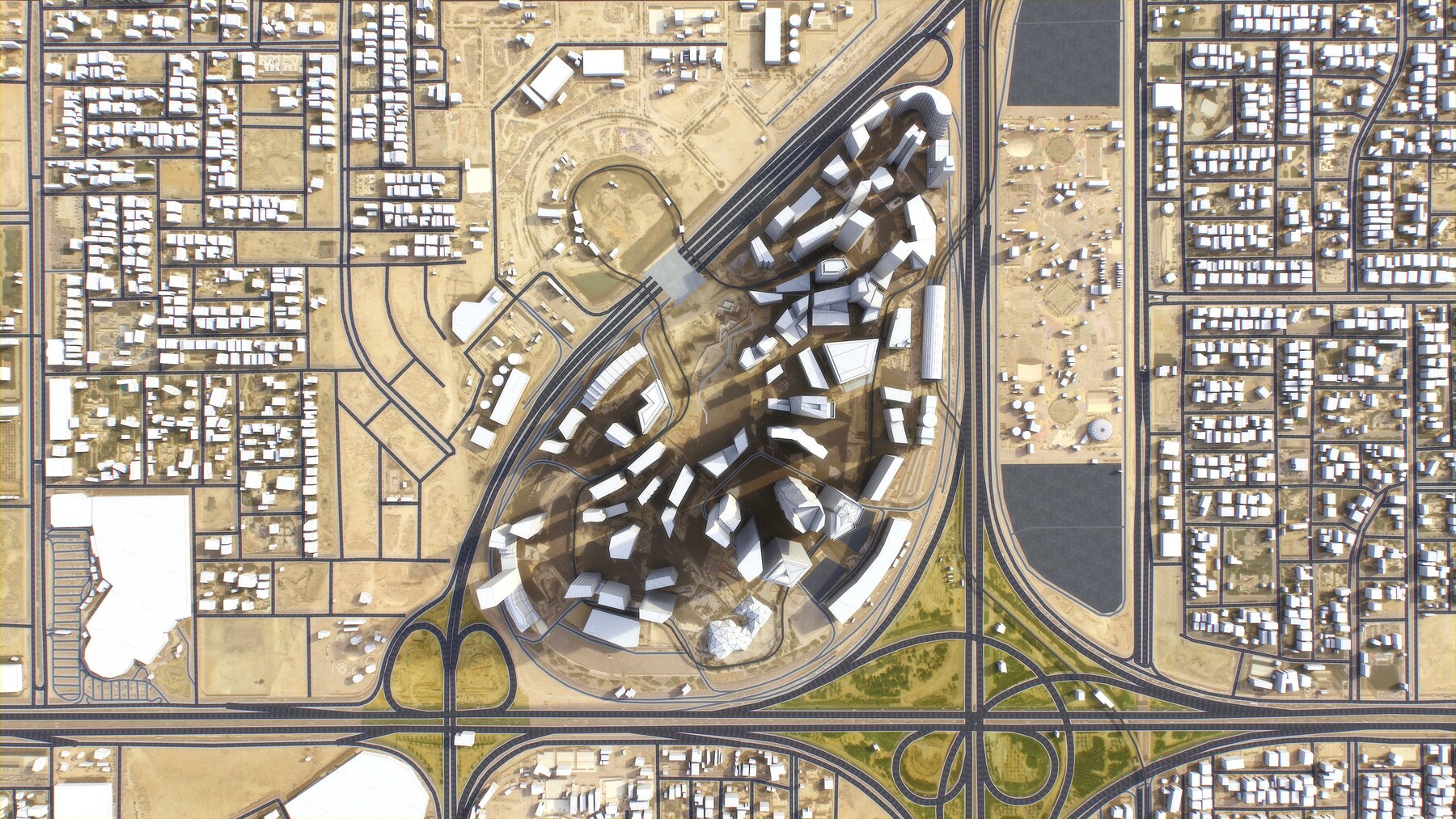 ArtStation - Riyadh - 3D city model | Resources