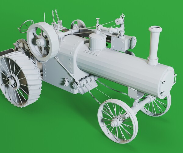 ArtStation - 5- Steam Tractors- High detail 3d models | Resources