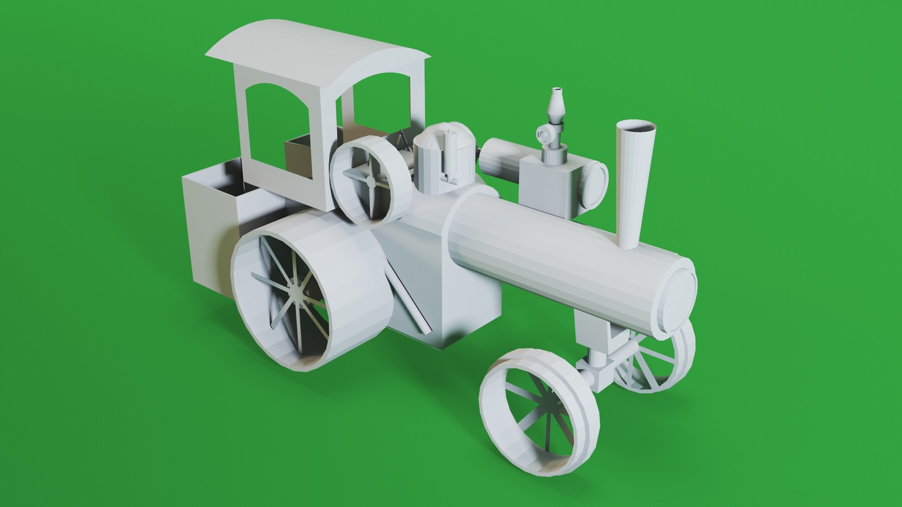 indus_3dial - 5- Steam Tractors- High detail 3d models