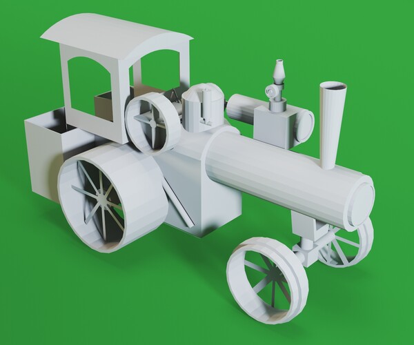 ArtStation - 5- Steam Tractors- High detail 3d models | Resources
