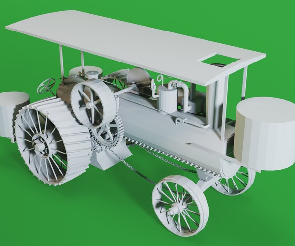 ArtStation - 5- Steam Tractors- High detail 3d models | Resources