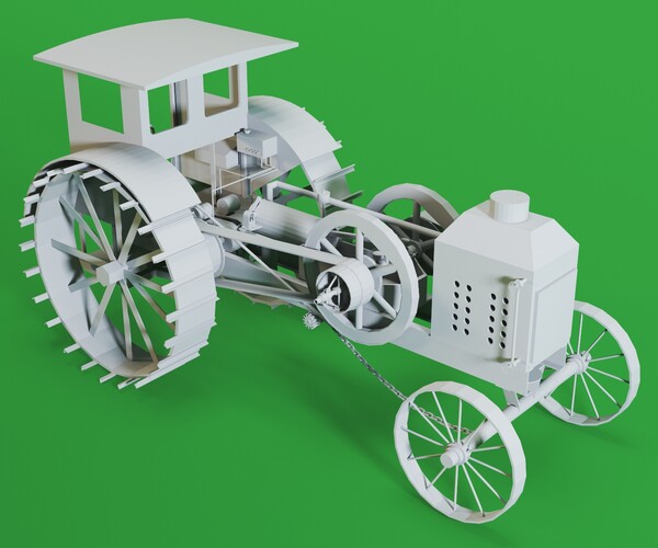 ArtStation - 5- Steam Tractors- High detail 3d models | Resources
