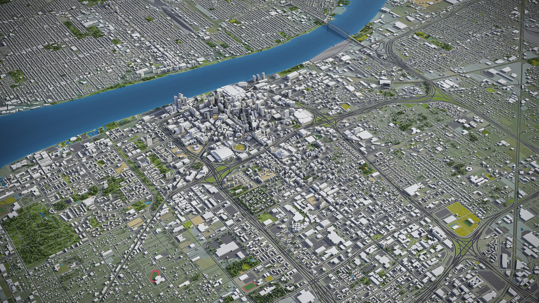 ArtStation - Detroit - 3D city model | Resources