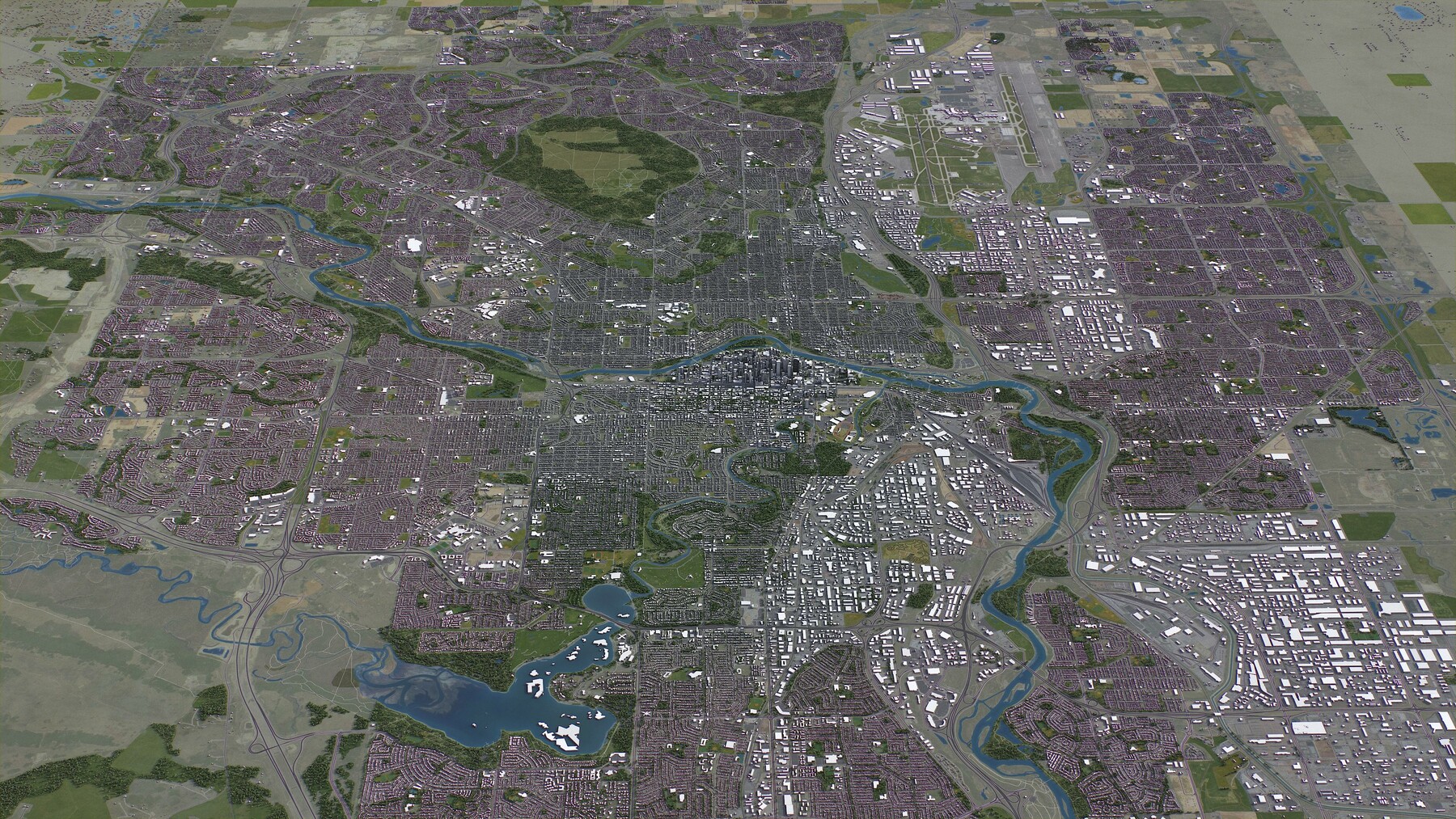 ArtStation - Calgary - 3D city model | Resources