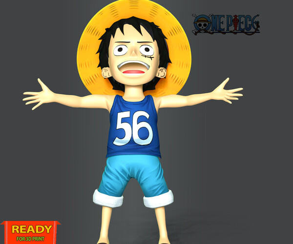 ArtStation - Kid Luffy - One Piece | Resources