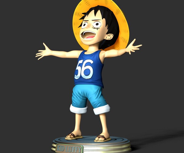 ArtStation - Kid Luffy - One Piece | Resources