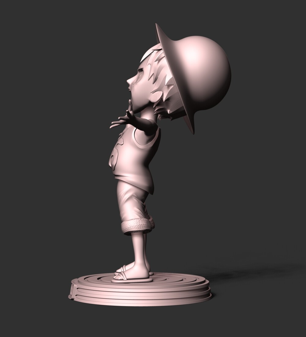 ArtStation - Kid Luffy - One Piece | Resources