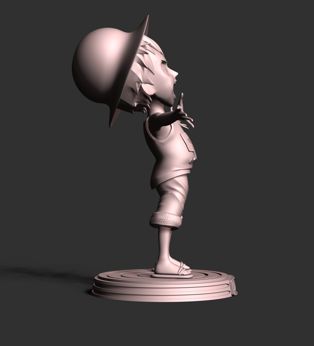 ArtStation - Kid Luffy - One Piece | Resources