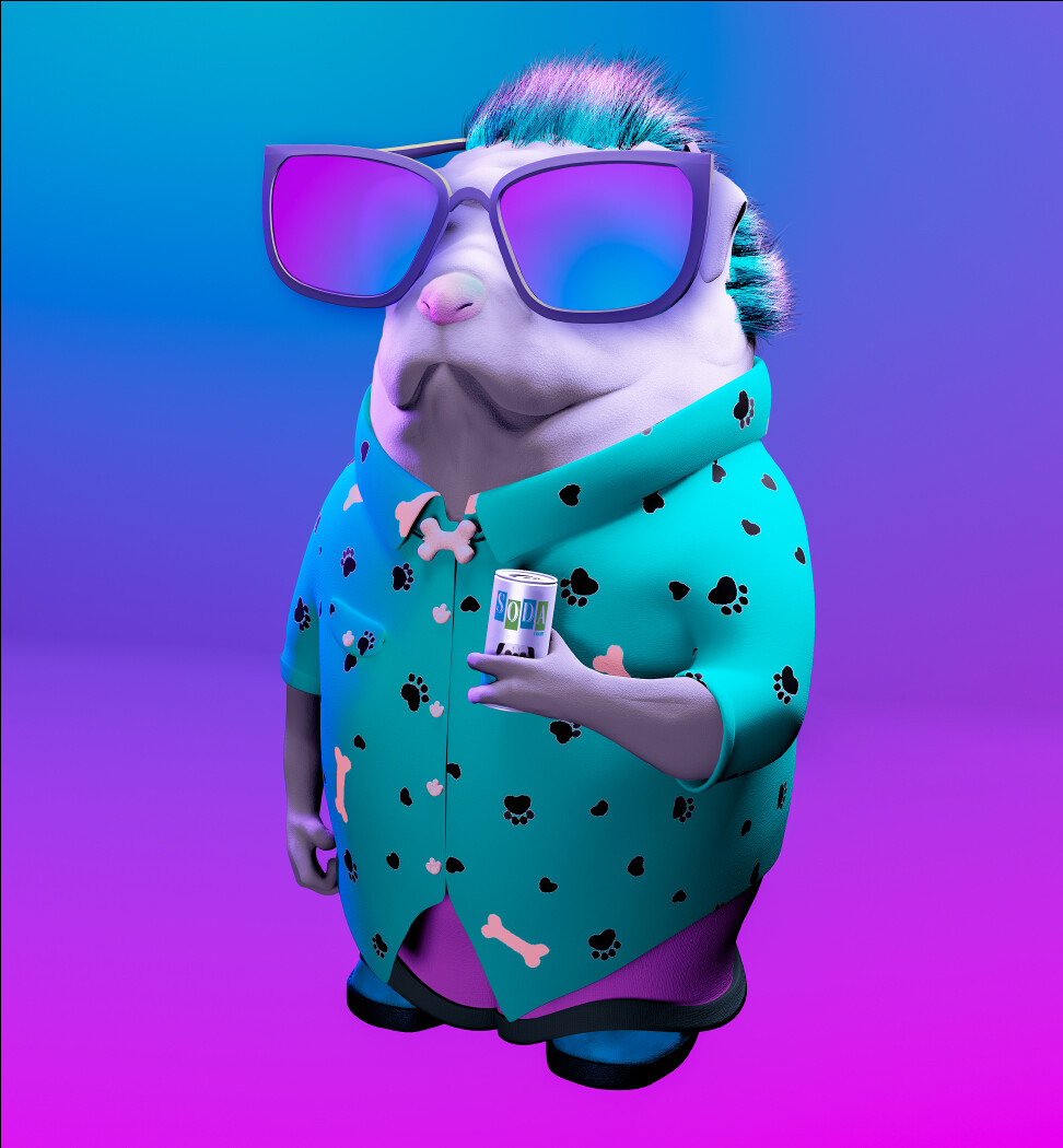 ArtStation - Pug NFT illustration | Artworks