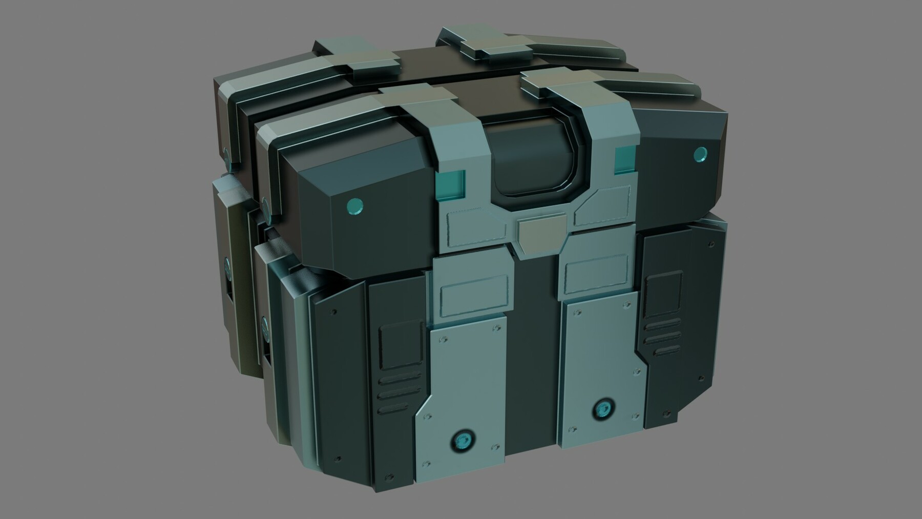 ArtStation - Sci-Fi Crate - Low Poly - Game Ready - PBR | Game Assets