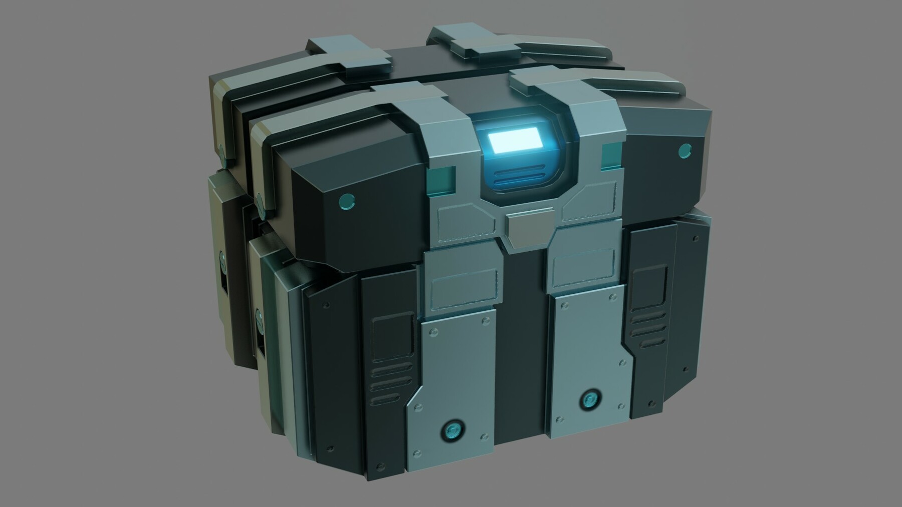 ArtStation - Sci-Fi Crate - Low Poly - Game Ready - PBR | Game Assets