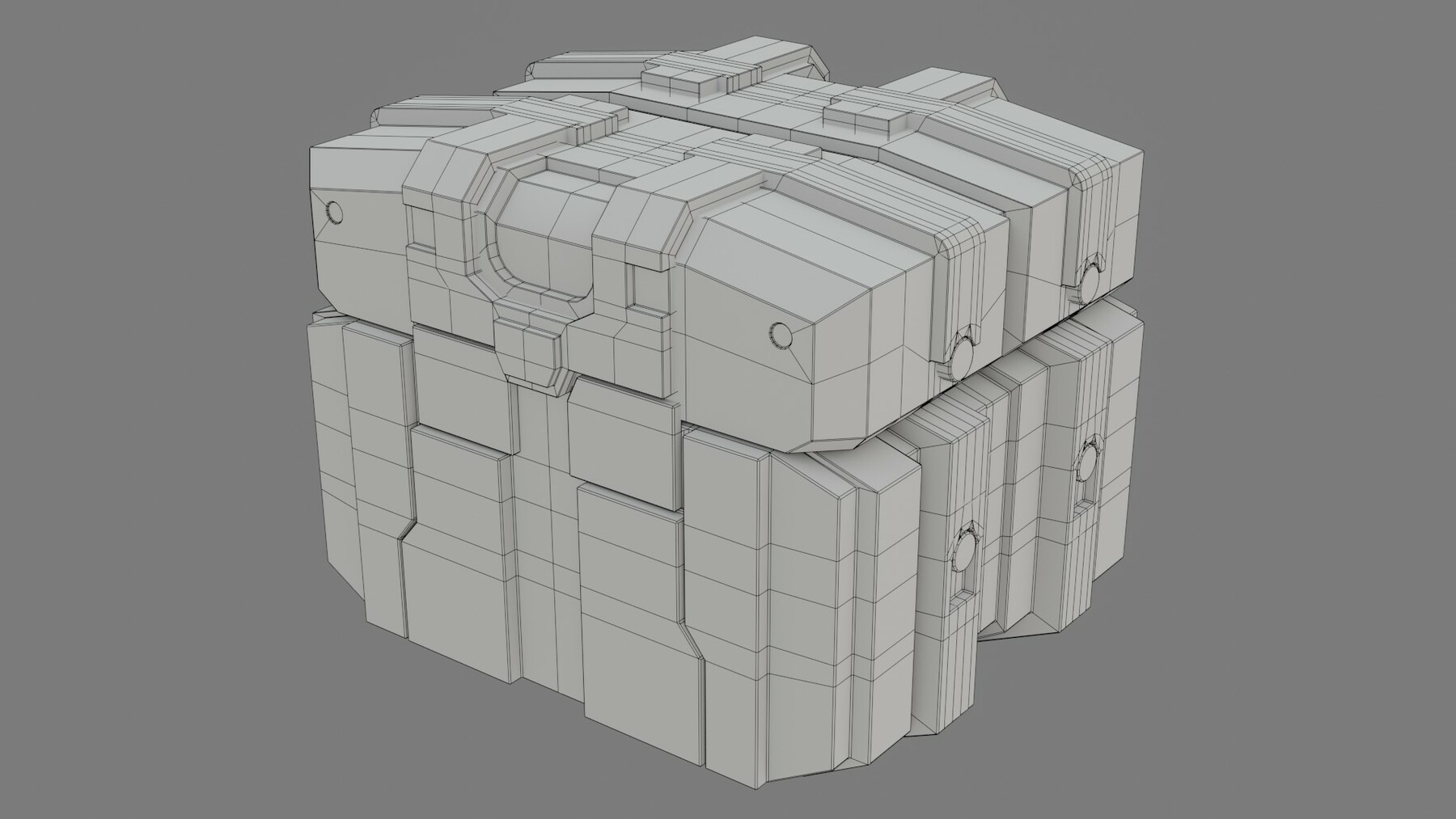 ArtStation - Sci-Fi Crate - Low Poly - Game Ready - PBR | Game Assets