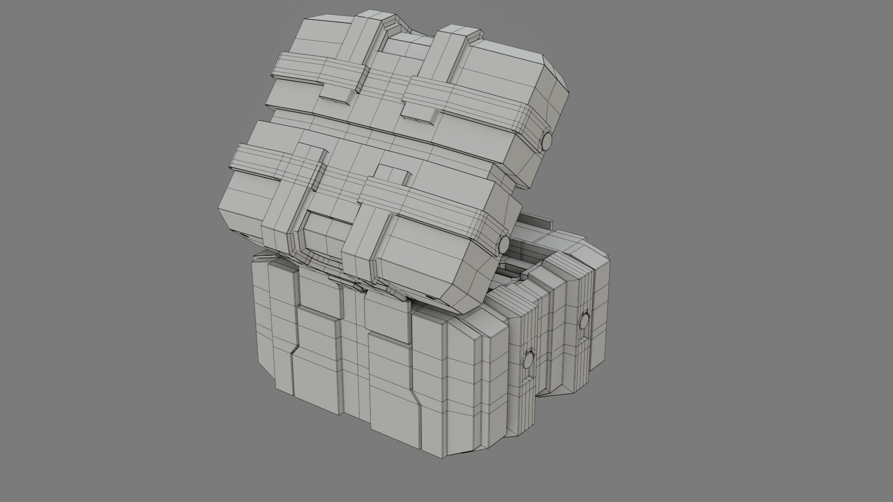 ArtStation - Sci-Fi Crate - Low Poly - Game Ready - PBR | Game Assets