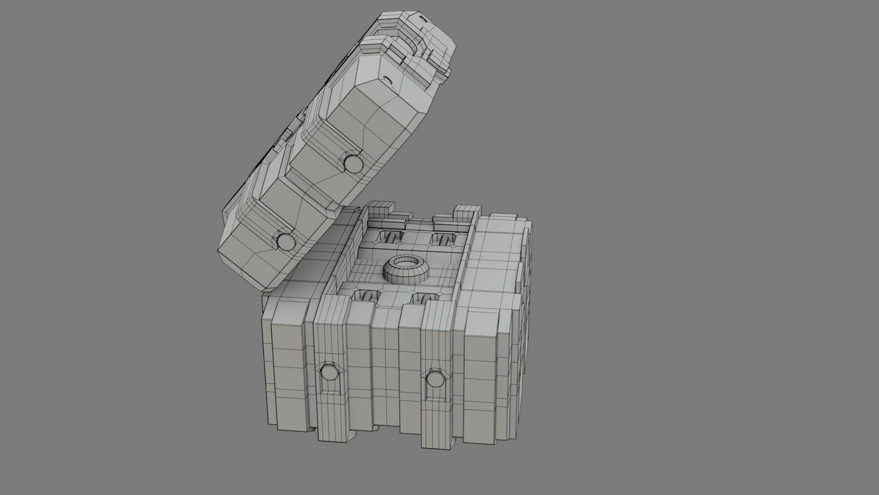ArtStation - Sci-Fi Crate - Low Poly - Game Ready - PBR | Game Assets