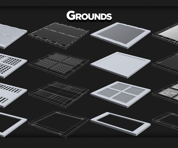 ArtStation - 110 Factory Environment Props - KITBASH - VOL 2 | Resources