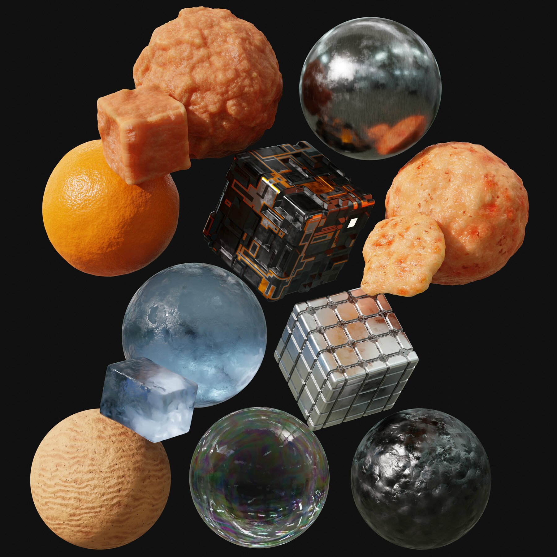 ArtStation - Blender Procedural Material Pack #8 | Resources